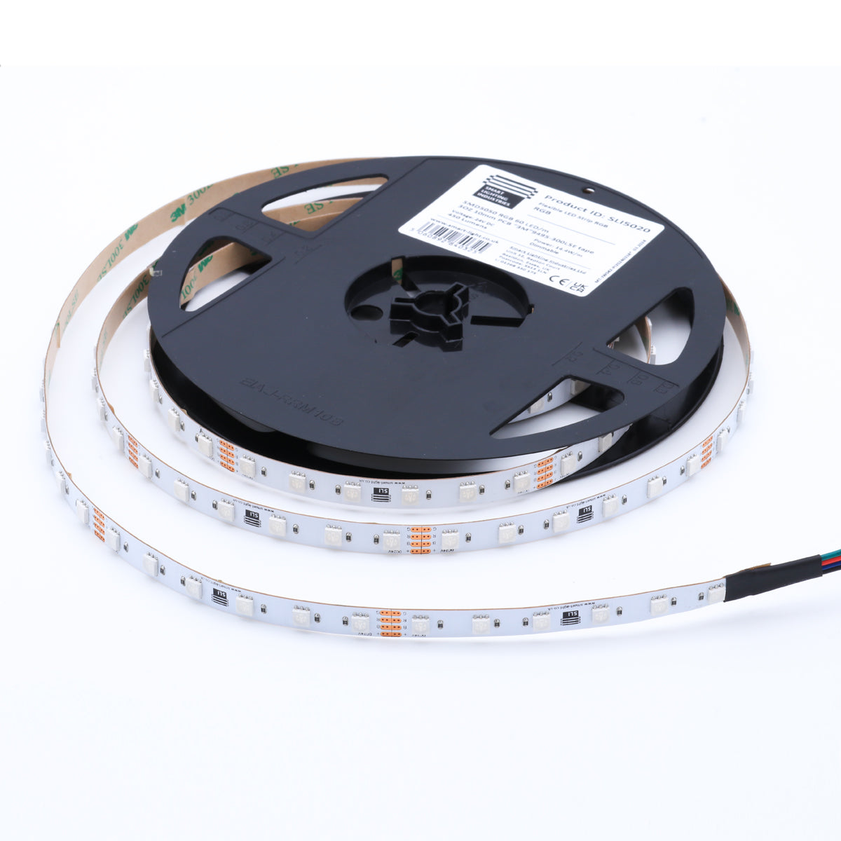 14.4W/m RGB LED Strip Light – 450lm/m, 5m Reel, 3-Year Warranty – Smart ...